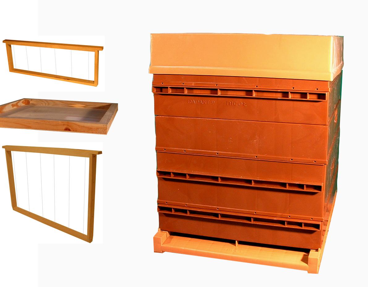 Ruche complète DADANT plastique